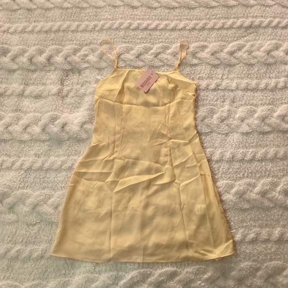 Missguided | Dresses | Misguided Petite Yellow Mini Dress | Poshmark